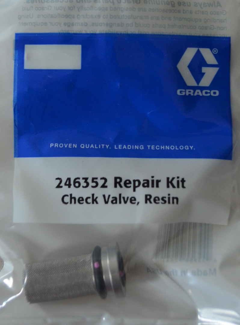 Graco 246352 Обратный клапан в сборе для распылителя Fusion AP ...